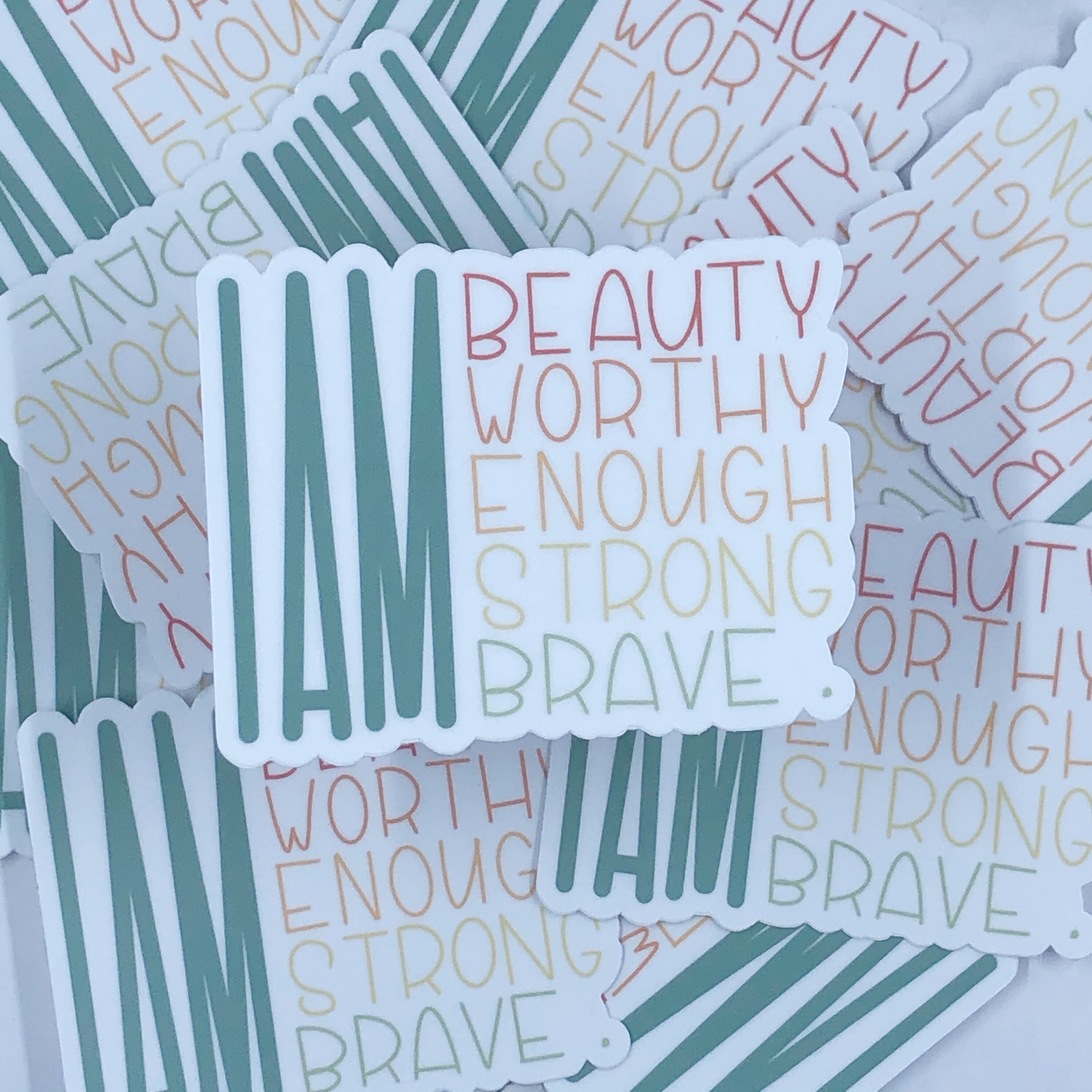 I AM Sticker 3x3 Vinyl Sticker Waterproof - Etsy