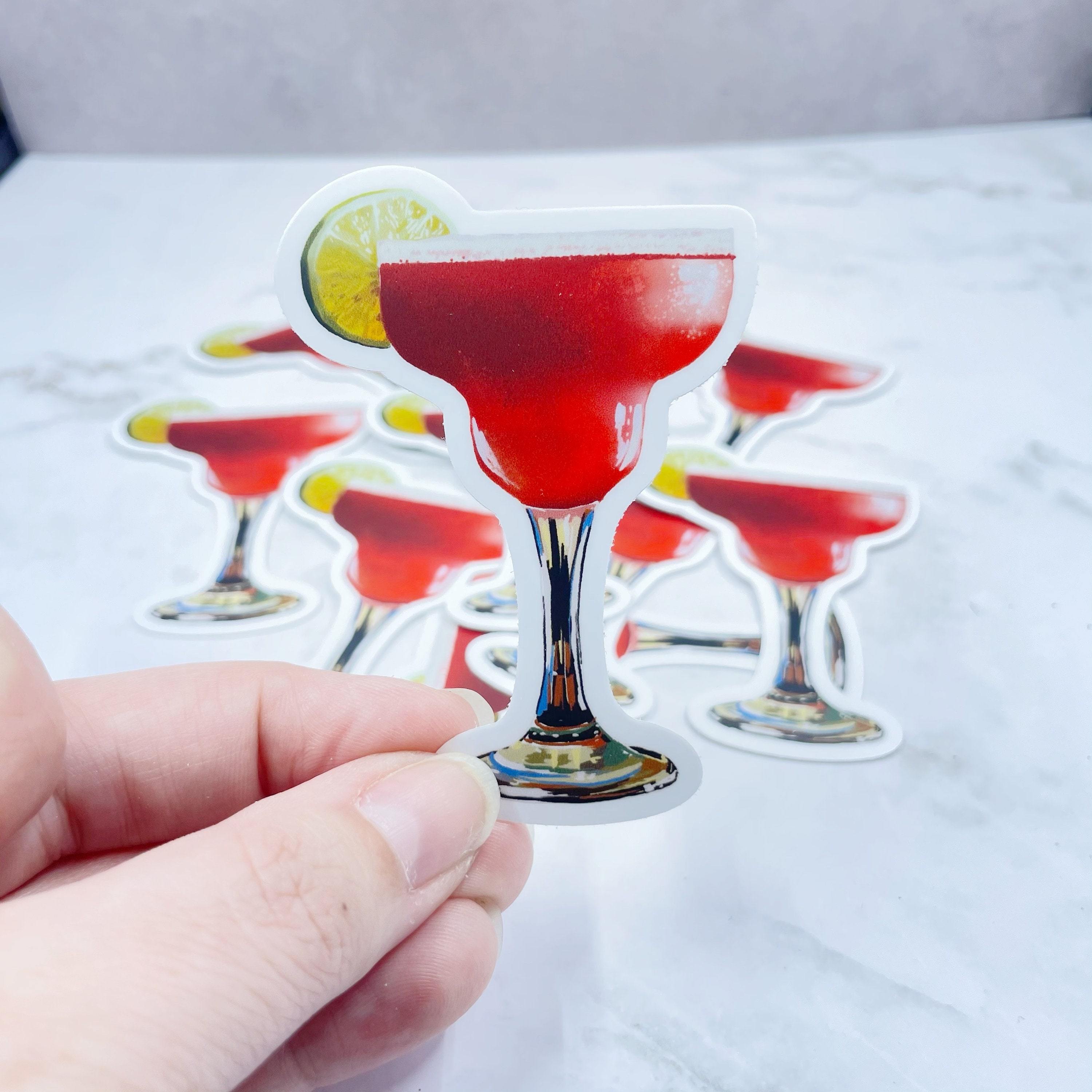 Margarita Sticker 3”x2” — A Calculated Mess