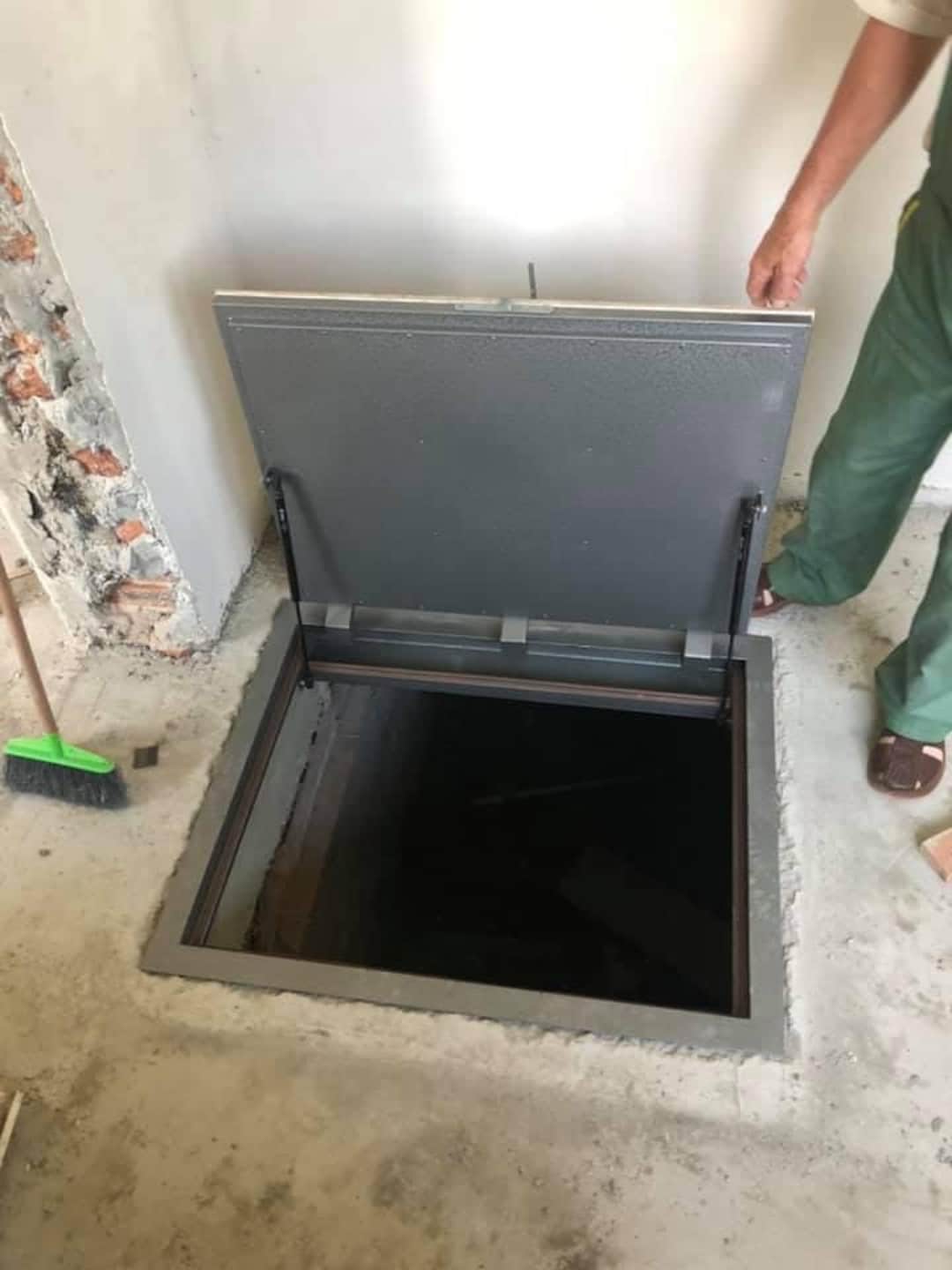 Floor Access Door Steel Hatch Custom Sized Hatch Hidden Utility Access ...
