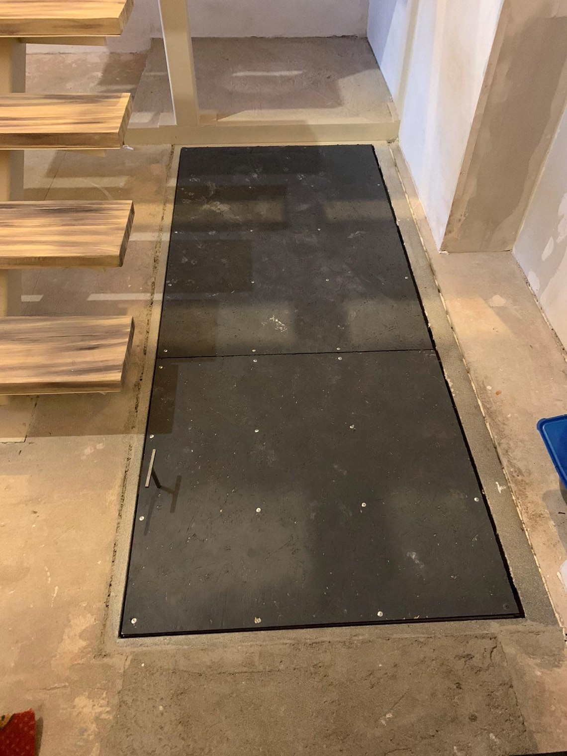 Long Two-door Hatch to Cellar and Basement Garage Pit Hole Hatchway ...