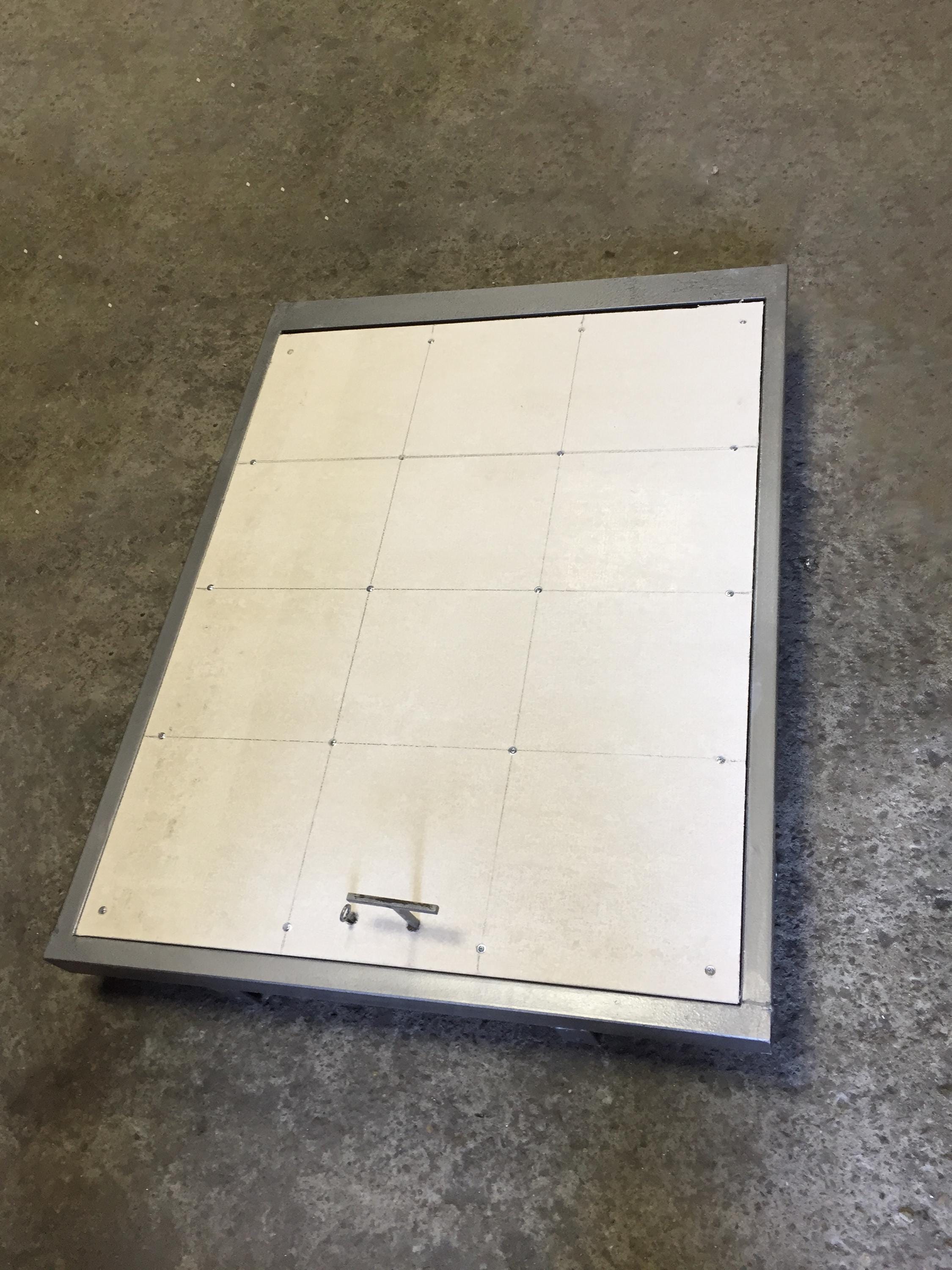 Custom Metal Trapdoor for Cellar and Basement Cover Hidden Floor Hatch ...