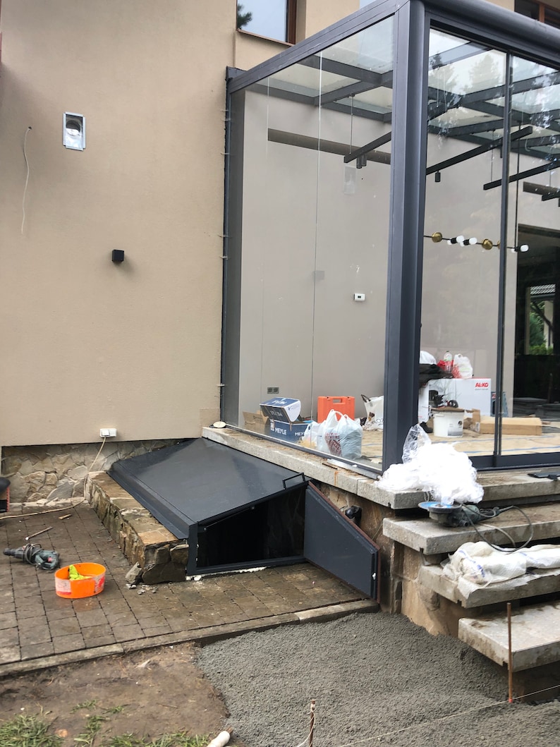 Custom Storm Cellar Door Outdoor Basement Bulkhead Utility Hatchway ...