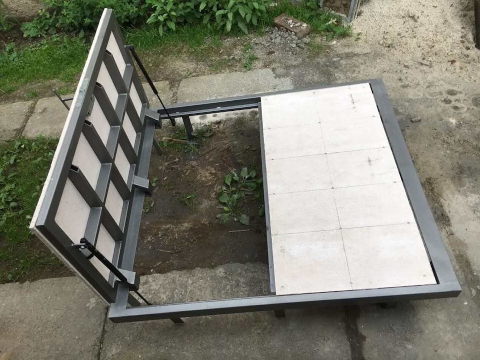 Double Leaf Door for Cellar and Basement Access Floor and Attic Hatch ...