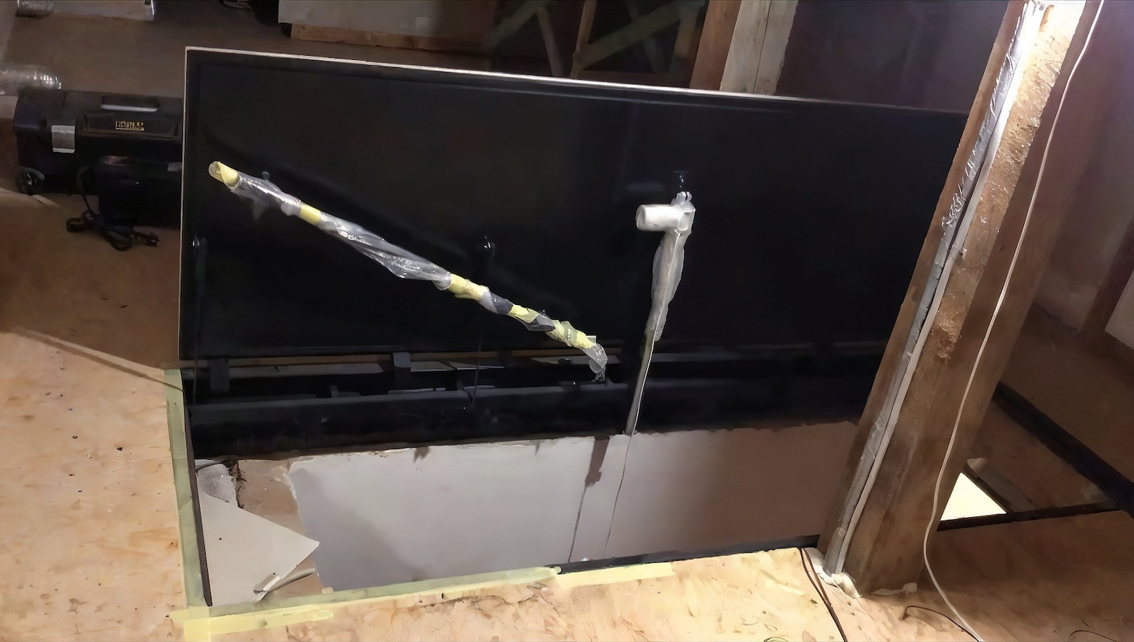 Electric Driven Hatch Door for Basement Cellar Motorized Trapdoor With ...