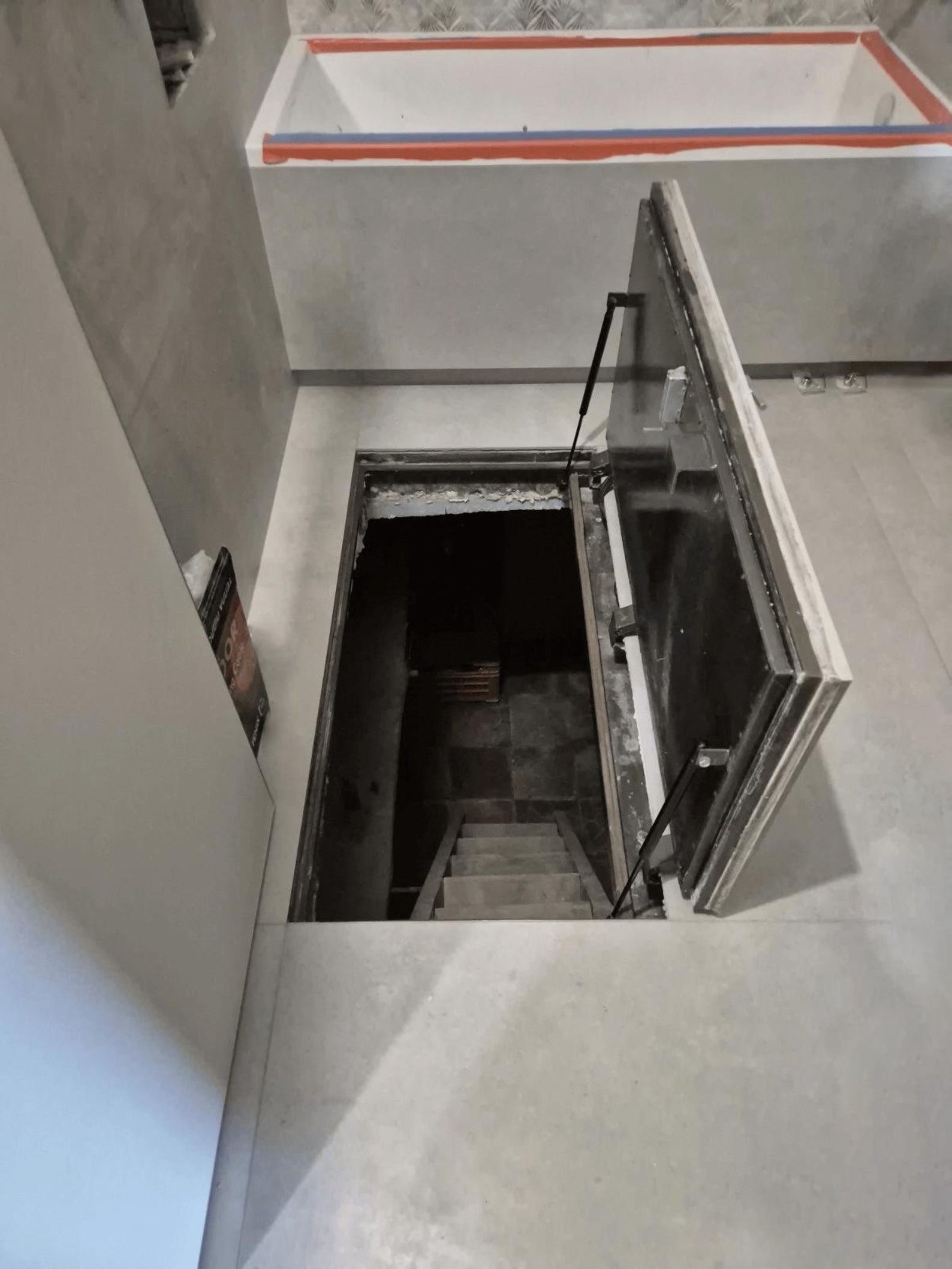 Invisible Flush Mount Trapdoor to Cellar Basement Insulated Floor Hatch ...