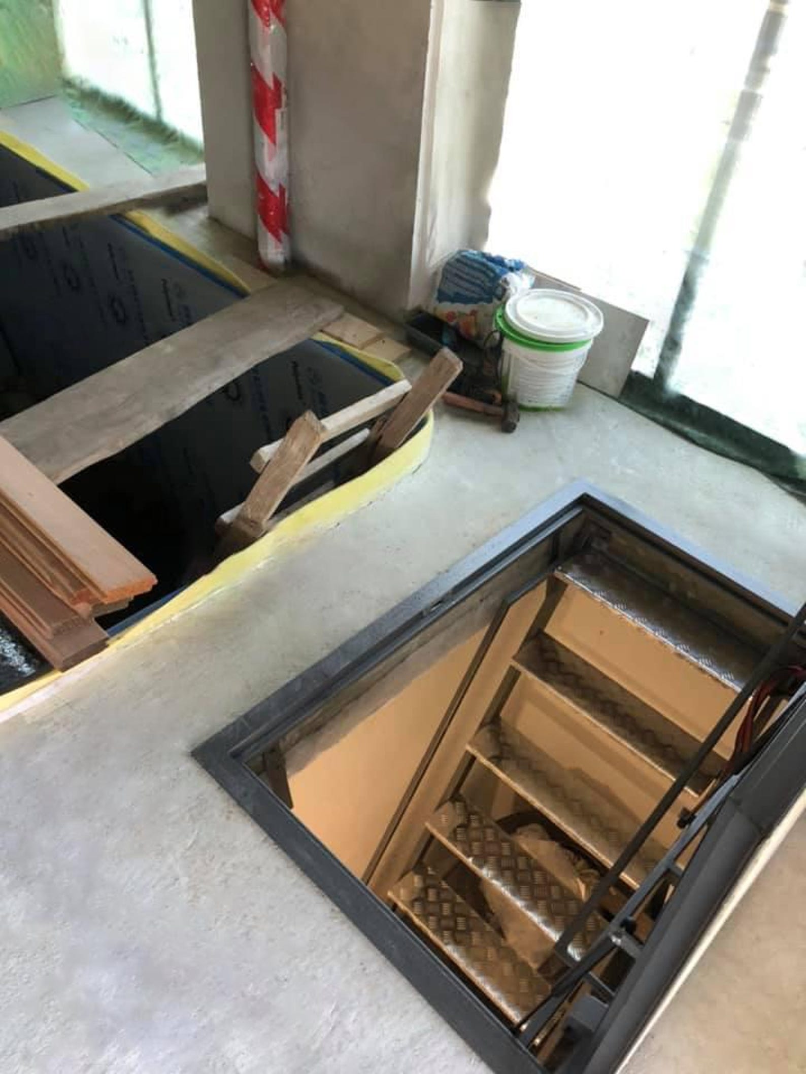 Custom Access Hatch for Laminate or Ceramic Floor, Manhole Hatchway ...