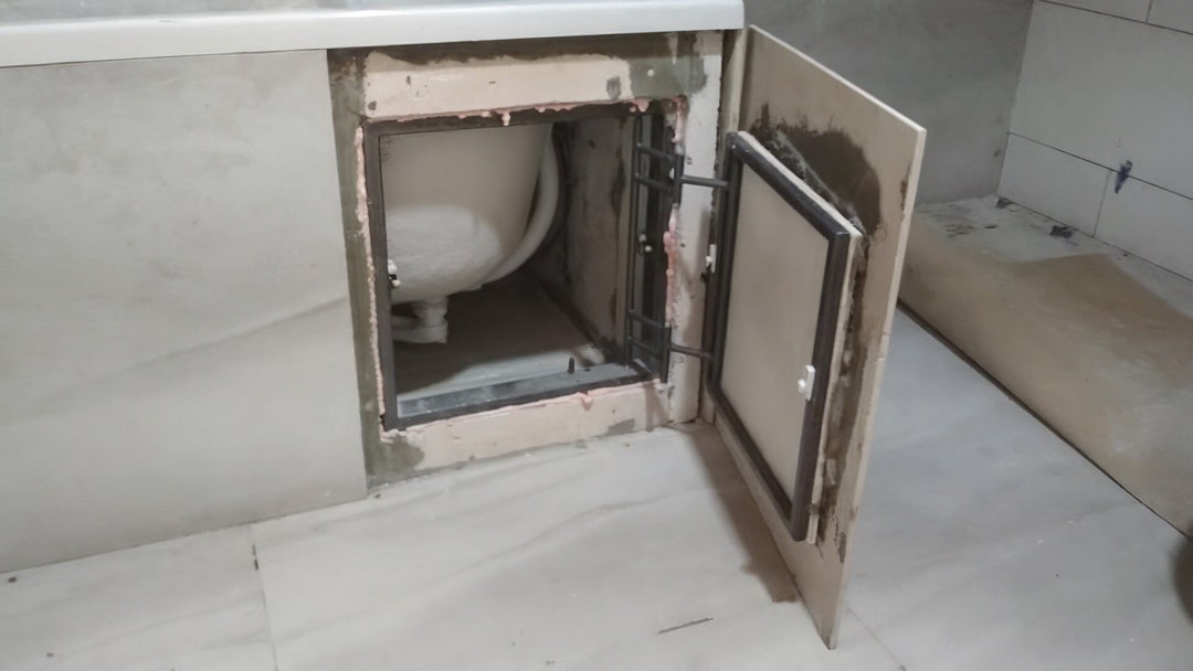 Push-to-open Access Panel for Bathtub or Bathroom Wall Inspection ...