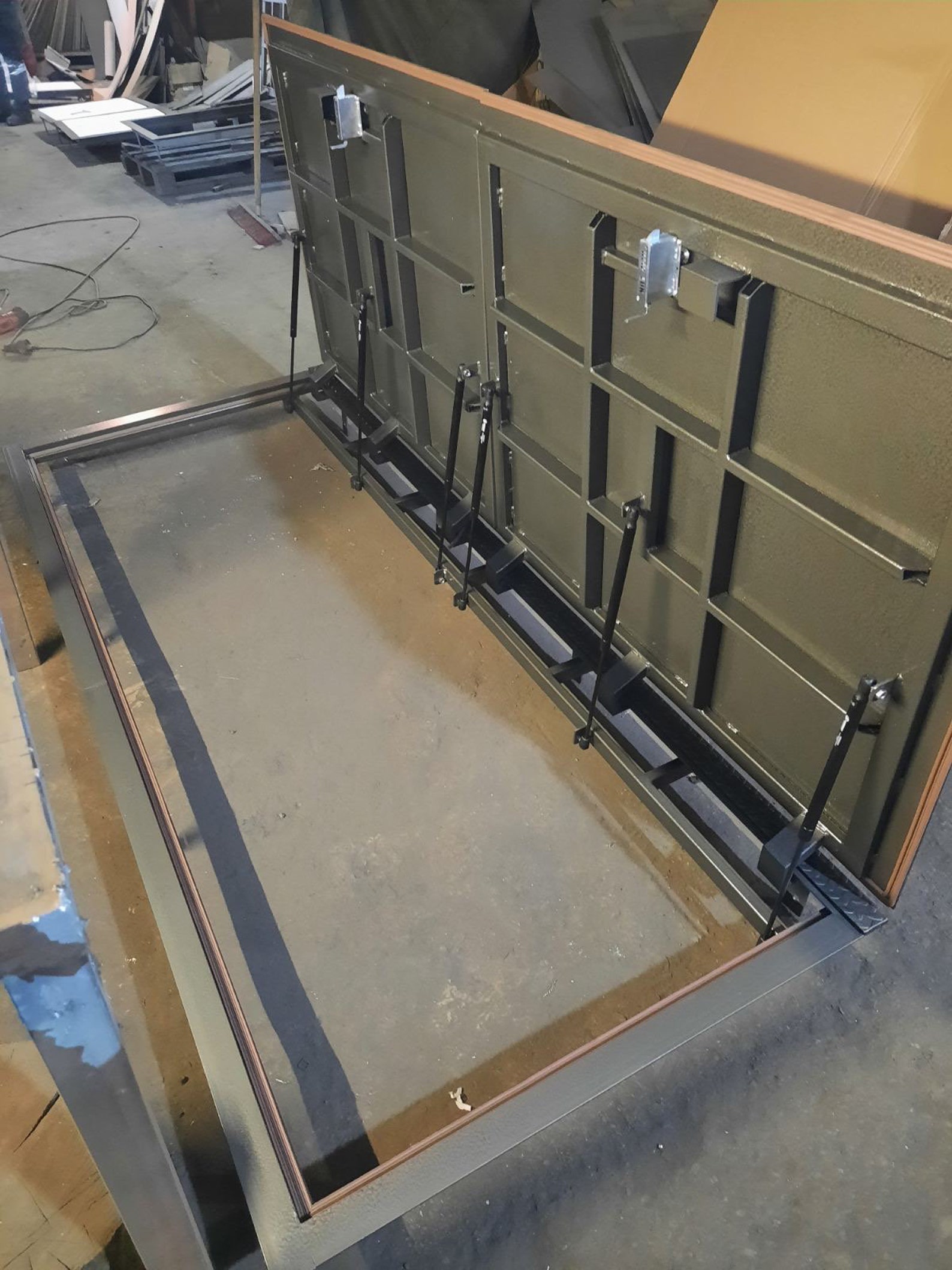Two-door Hatch for Cellar Basement Garage Pit Cover Outdoor Floor ...