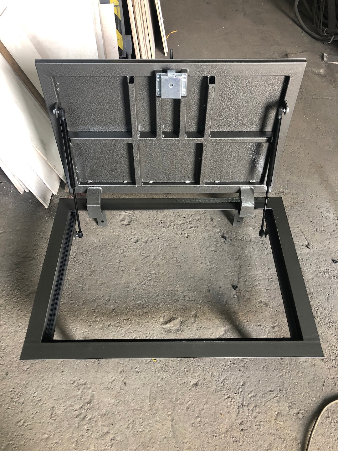 Floor Hatch Door for Basement and Cellar Access Hidden Wooden Deck ...