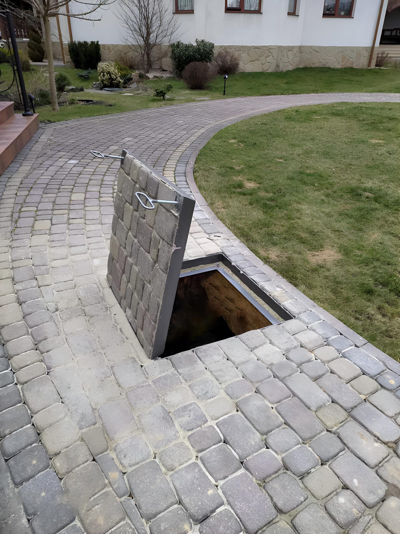 Pavers Tray Hatch Door for Pavement Sidewalk Manhole Cover Custom ...