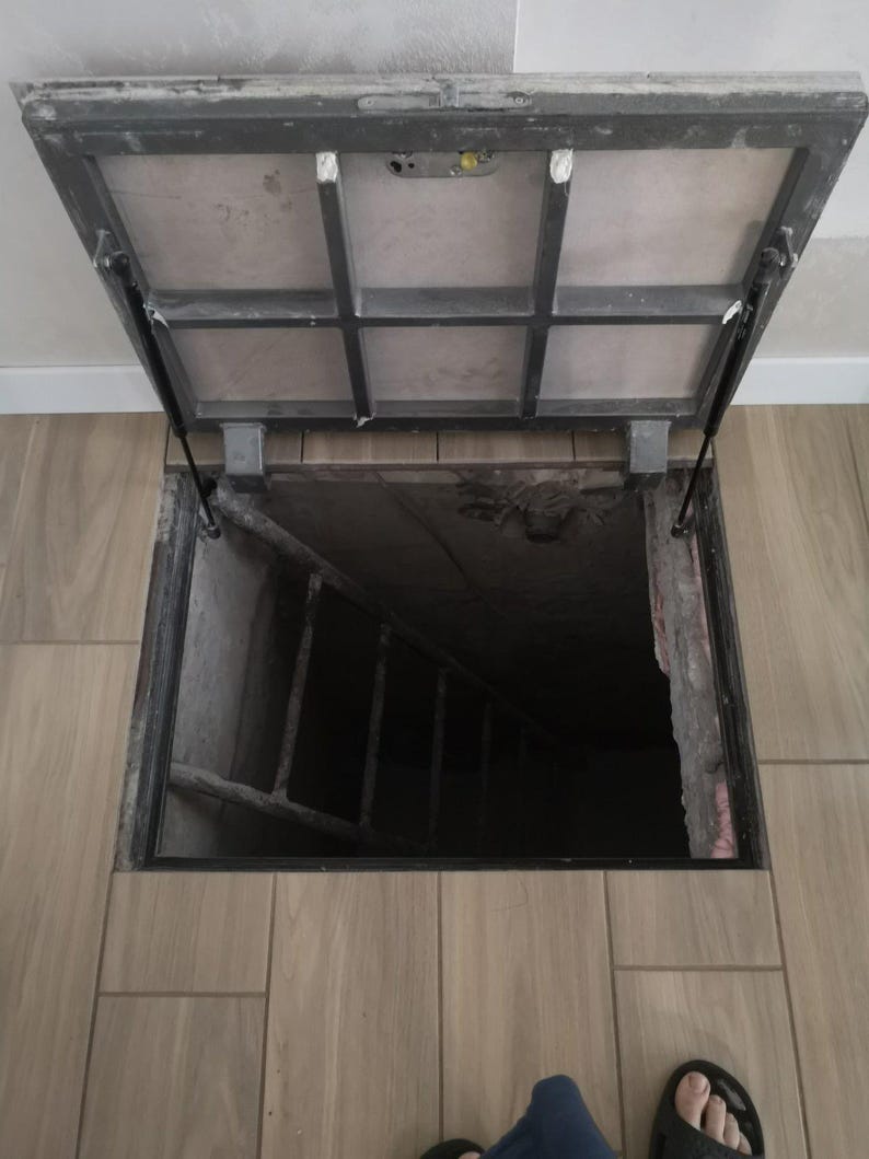 Custom Hatch Door for Easy Cellar and Basement Access Invisible Floor ...