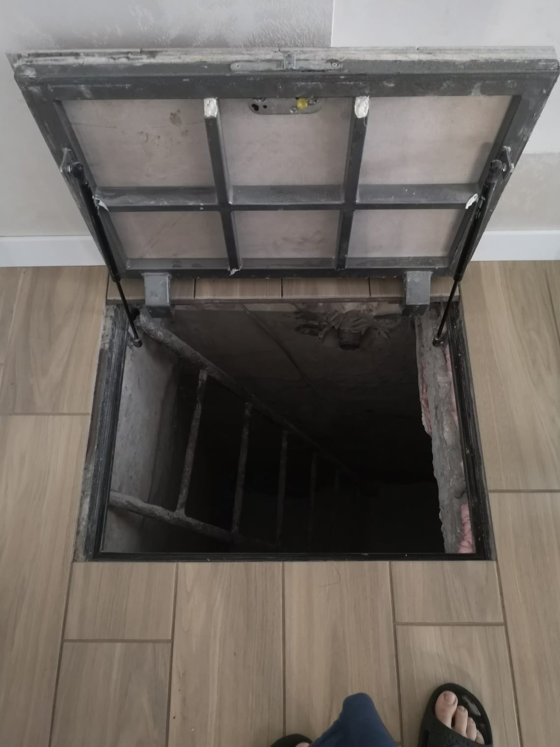 Floor Hatch Door for Cellar and Basement Invisible Access Hatch Metal ...