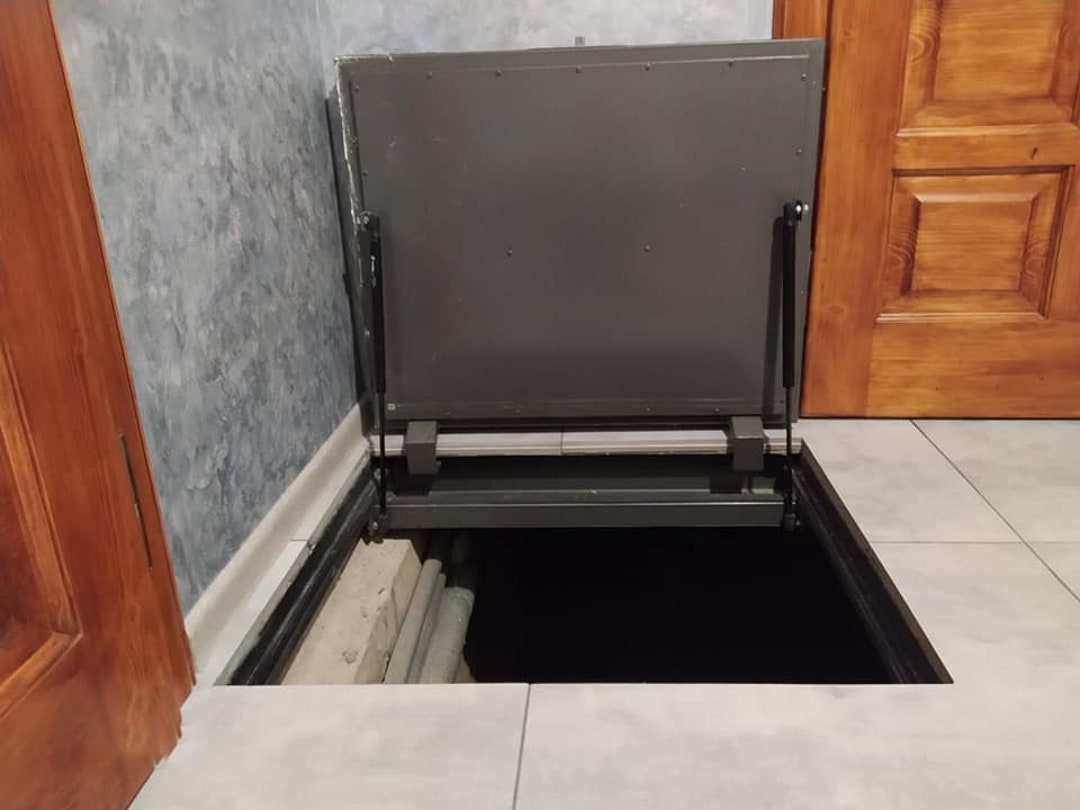 Steel Floor Trapdoor Basement Metal Hatch Utility Access Panel Roof Access Door Outdoor Utility ...