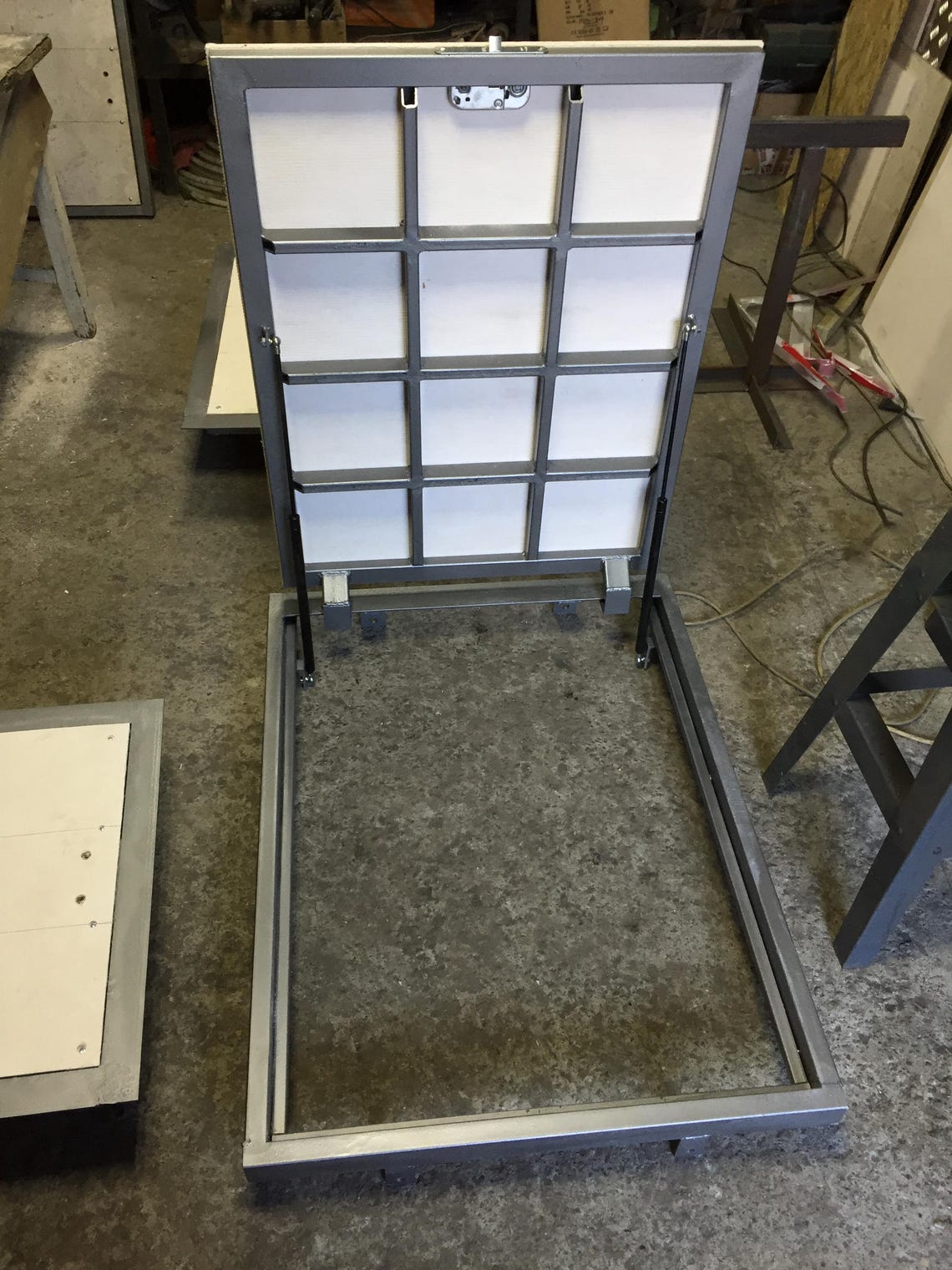 Custom Metal Trapdoor for Cellar and Basement Cover Hidden Floor Hatch ...