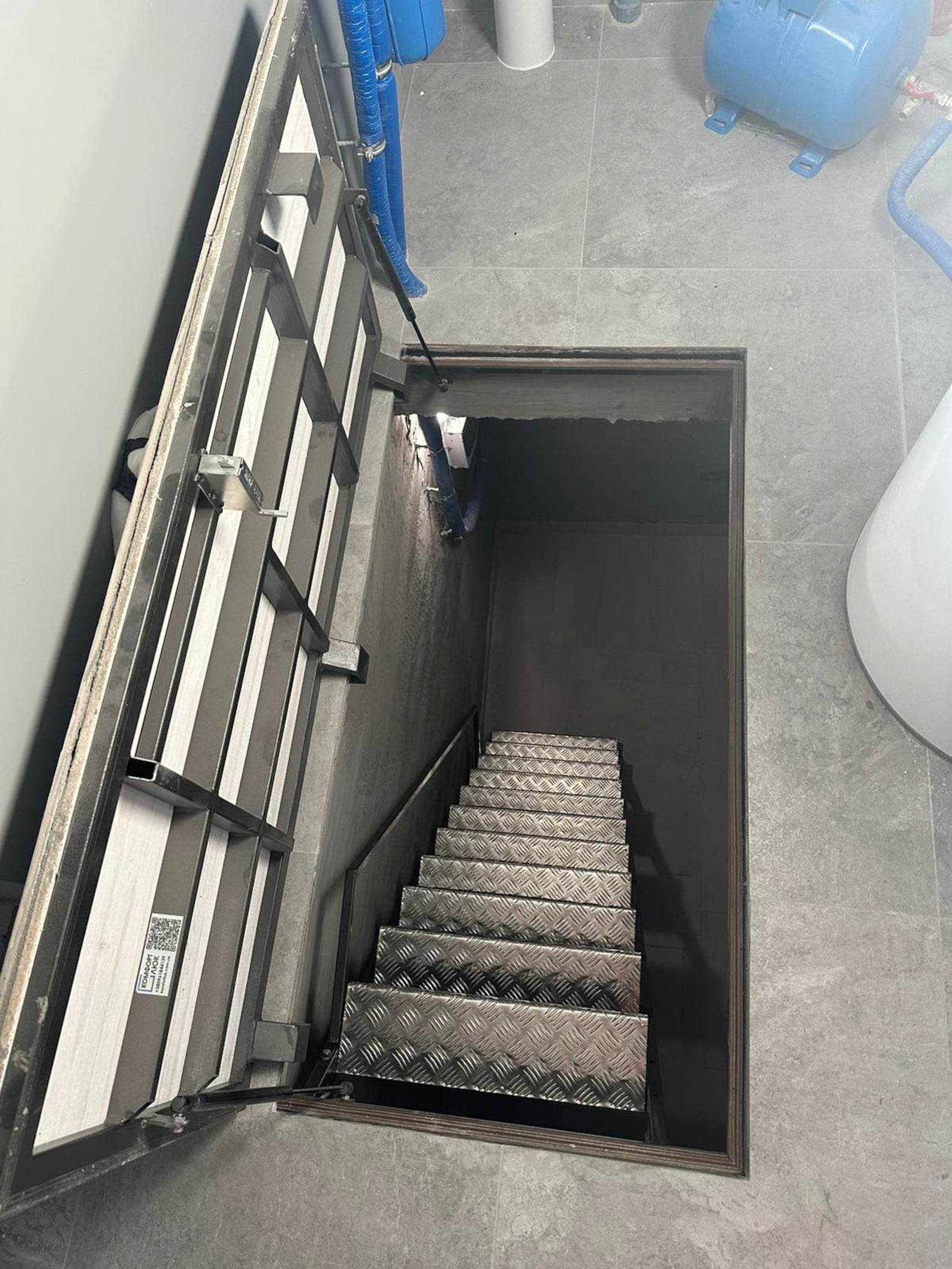 Custom Hatch Door for Concrete Floor Hidden Basement Entryway Metal ...