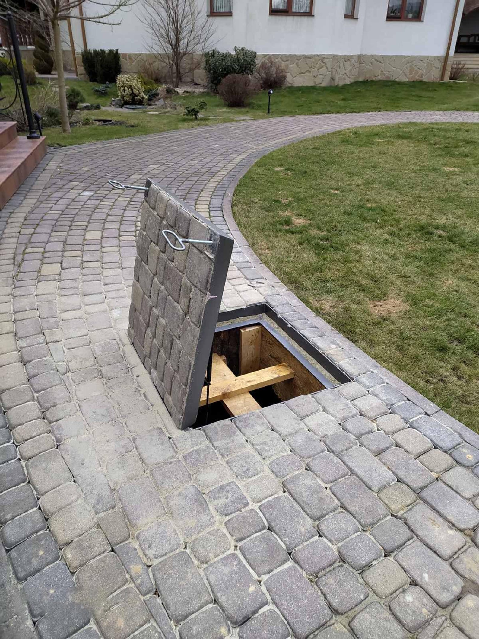 Hidden Pavement Stones Hatch Door Outdoor Floor Access Panel Custom ...