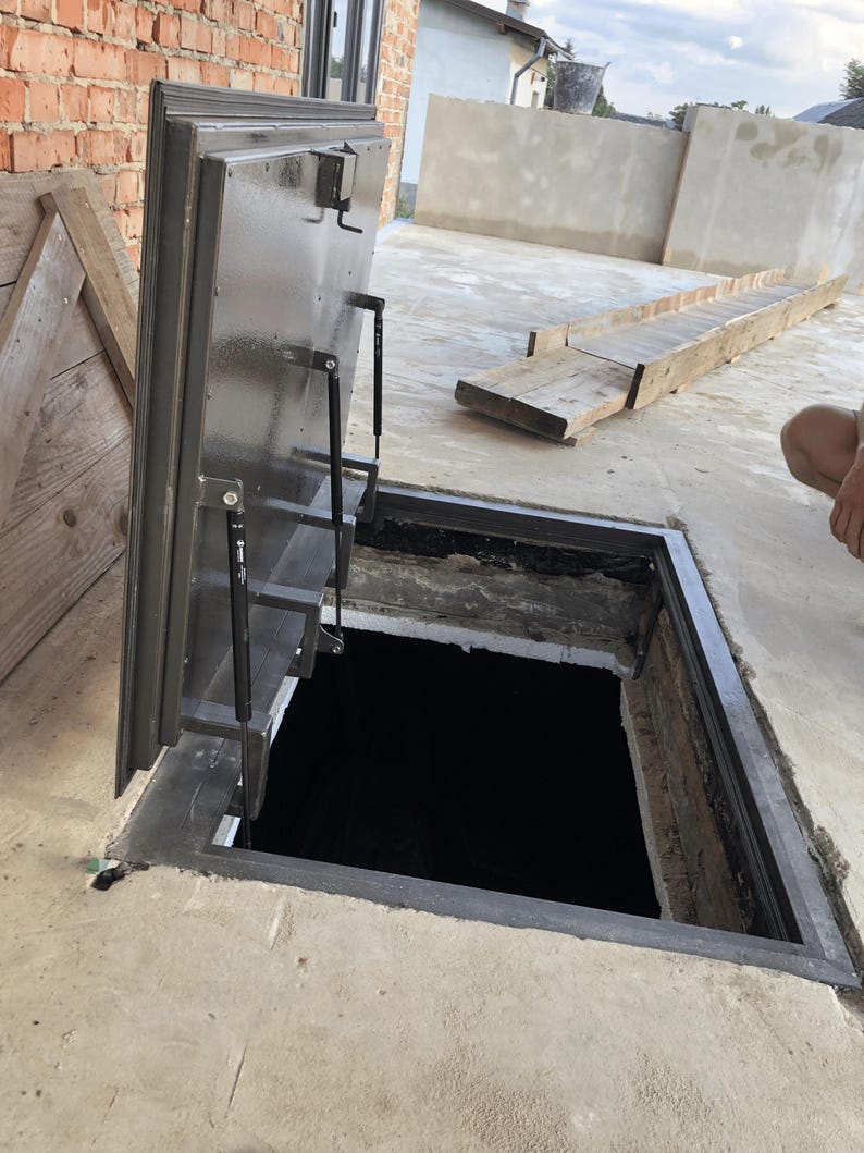 Custom Storm Cellar Door Outdoor Basement Bulkhead Utility Hatchway ...