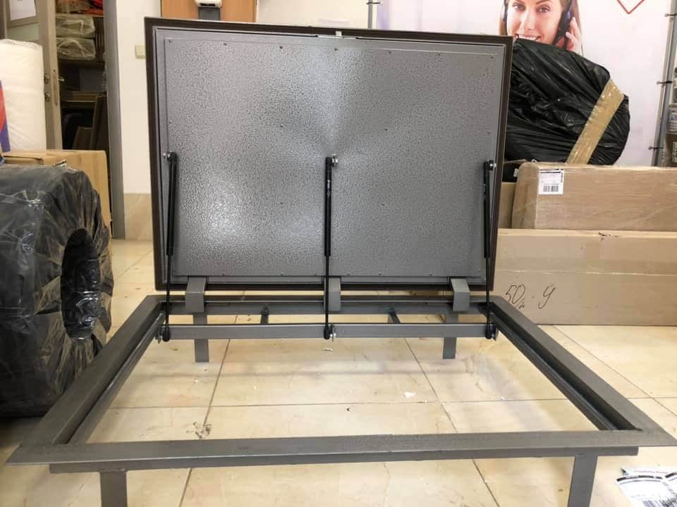 Swimming Pool Access Hatch in Ceramic Tile Floor Insulated Trap Door ...