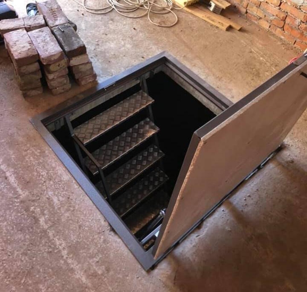 Hidden Basement Access Door, Concealed Floor Hatch for Utility Access ...
