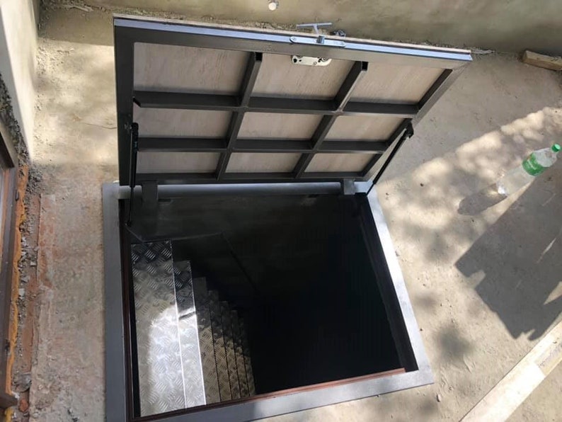 Floor Access Hatch Metal Trapdoor Hidden Flush Mount Tile Concealable ...