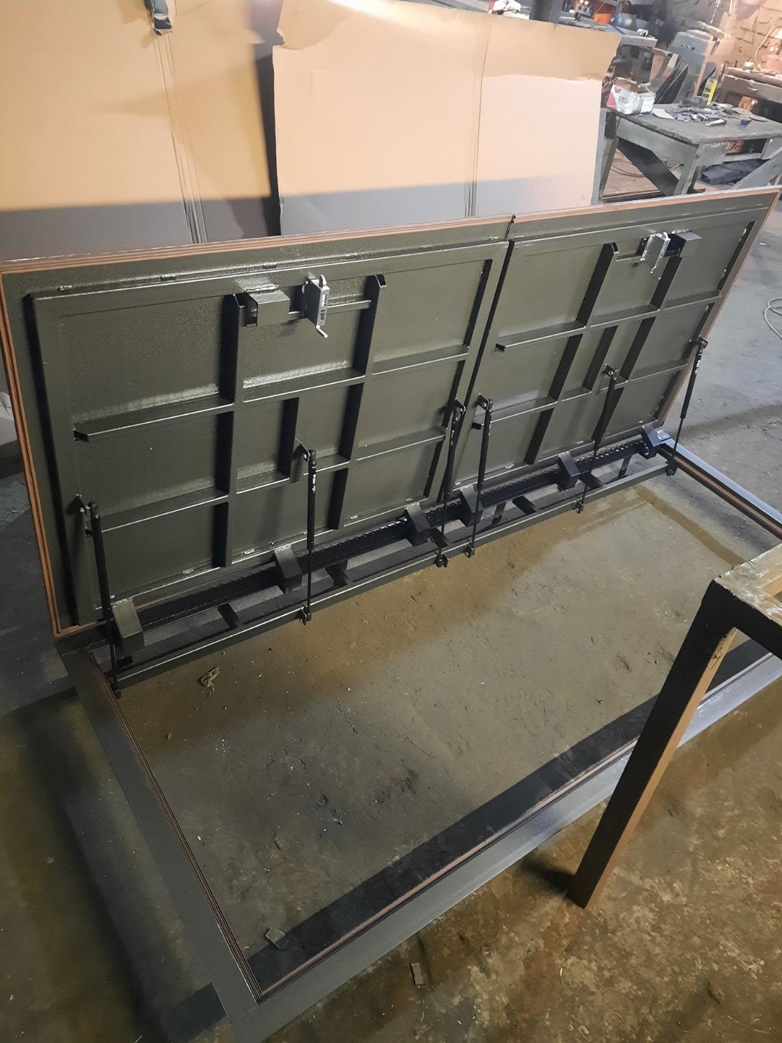 Two-door Hatch for Cellar Basement Garage Pit Cover Outdoor Floor ...