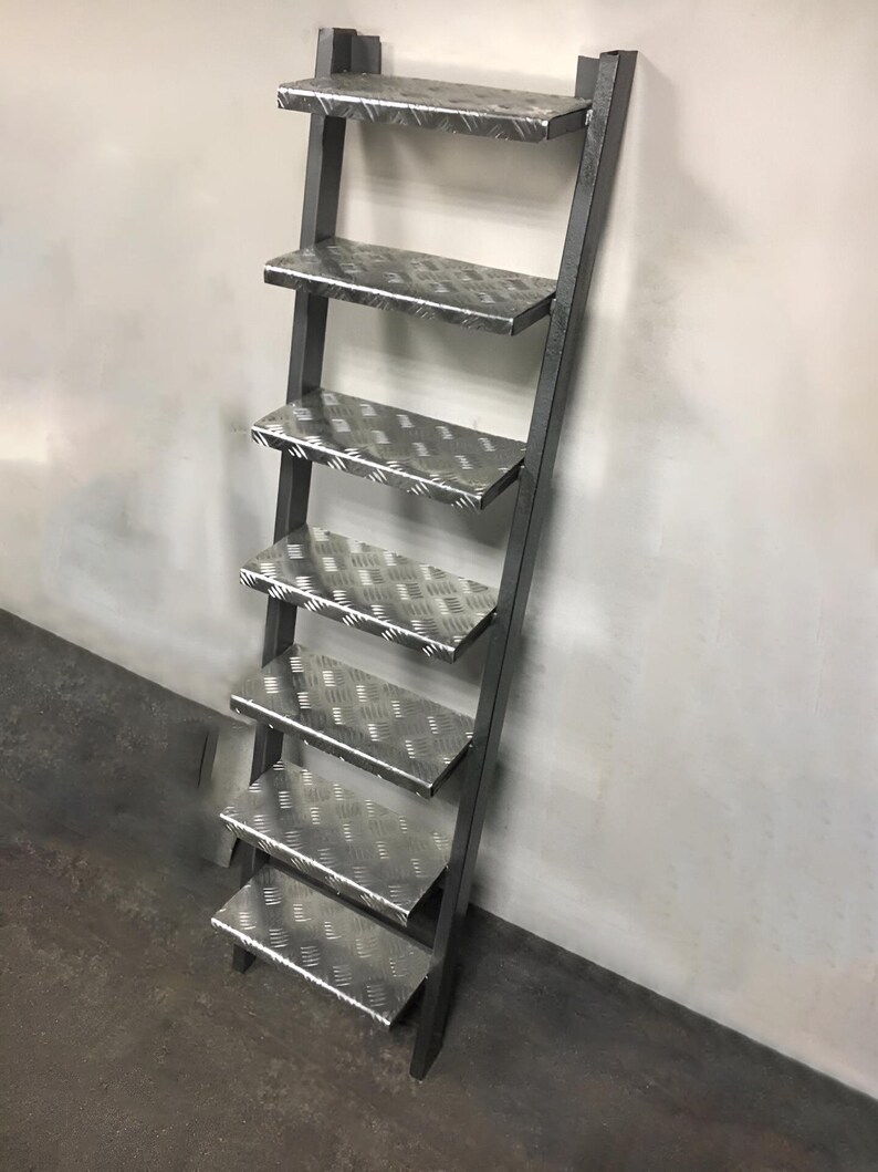 Custom Steel Ladder With Handrail for Cellar Basement Attic Roof Access ...