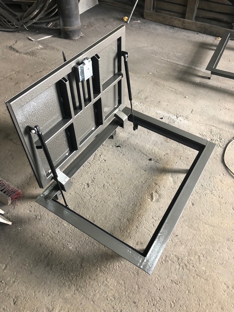 Floor Hatch Door for Basement and Cellar Access Hidden Wooden Deck ...