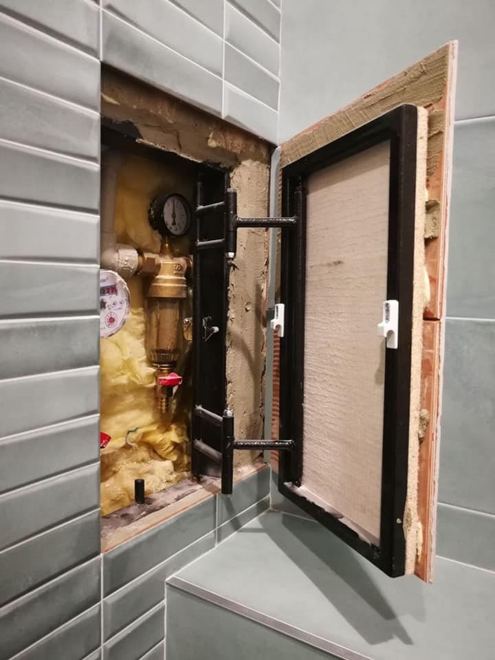 Wall Access Panel for Bathroom Shower Metal Inspection Hatch Door ...