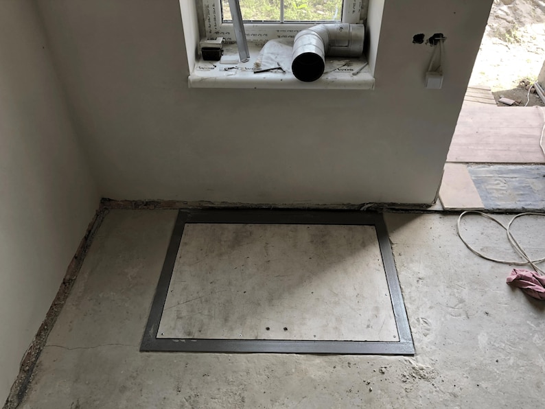 Indoor Insulated Floor Access Panel Custom Hatch Door to Cellar or ...