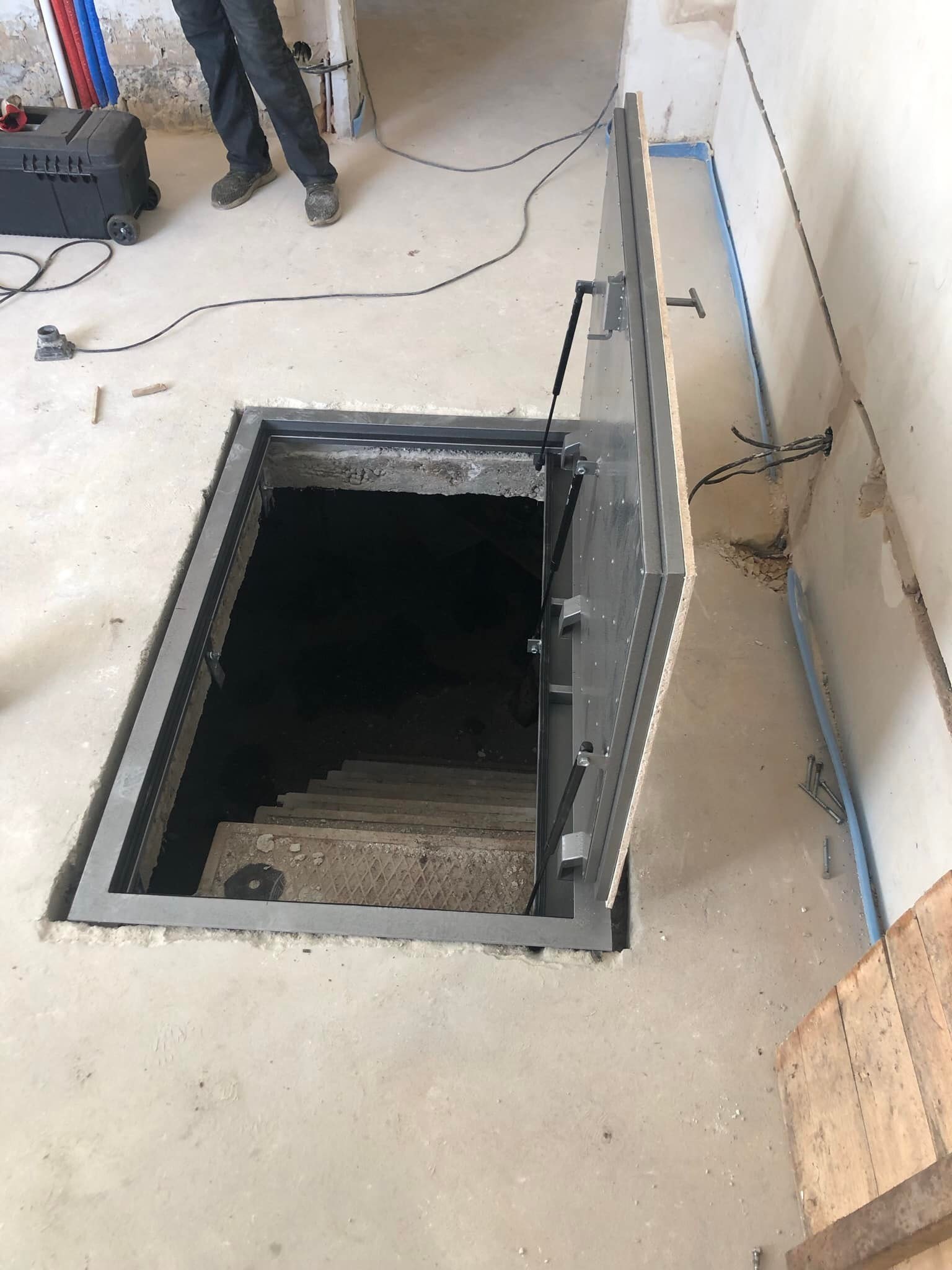 Insulated Double-door Hatch for Cellar Basement Cover Custom Hatchway ...