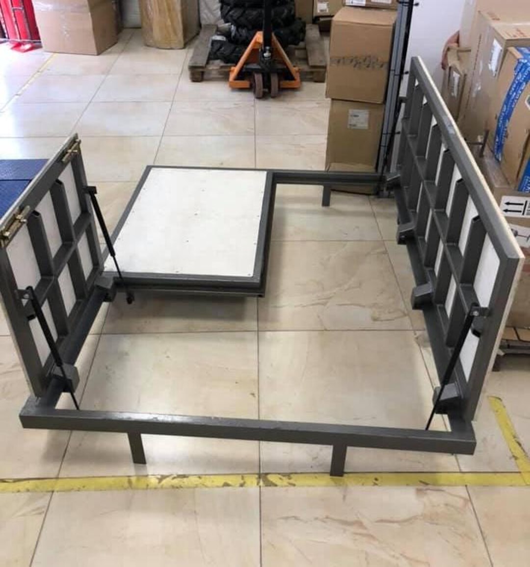 Custom Two-leaf Hatch Door for Cellar Basement Large Metal Trapdoor ...