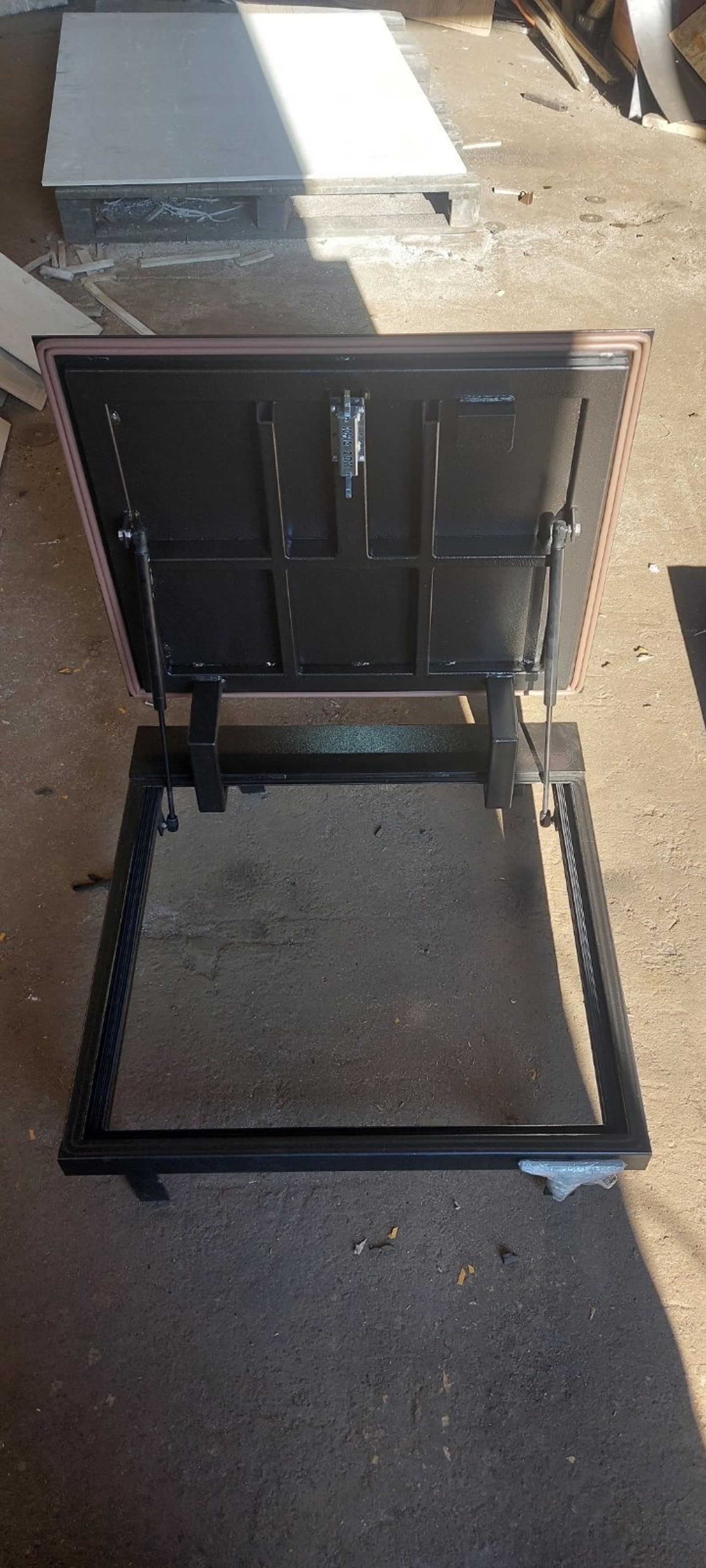 Custom Hatch Door for Wooden Floor or Deck Board Terrace Cellar and ...