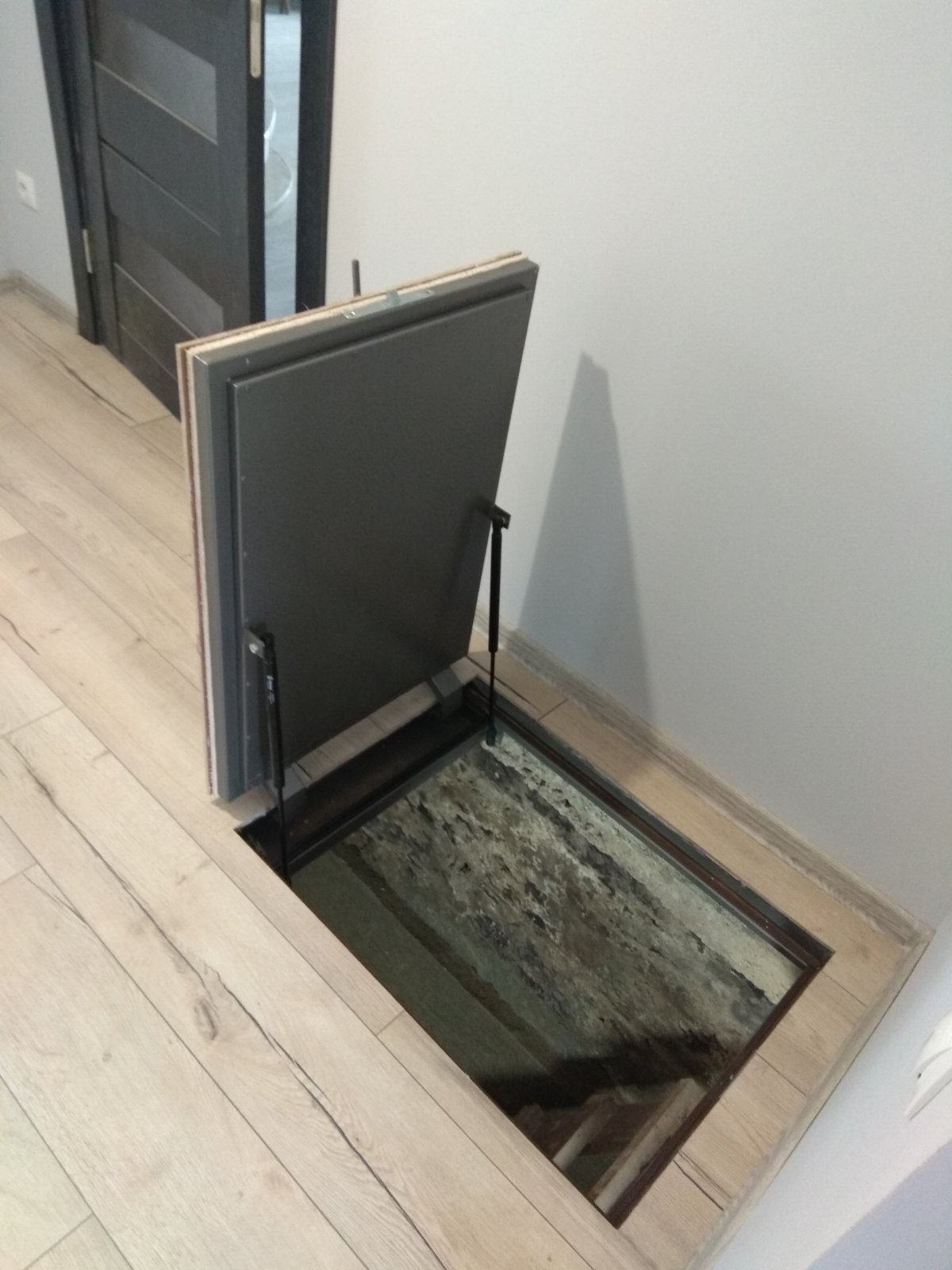 Cellar Hatch Door With Gas Struts Custom Access Hatch for Basement ...