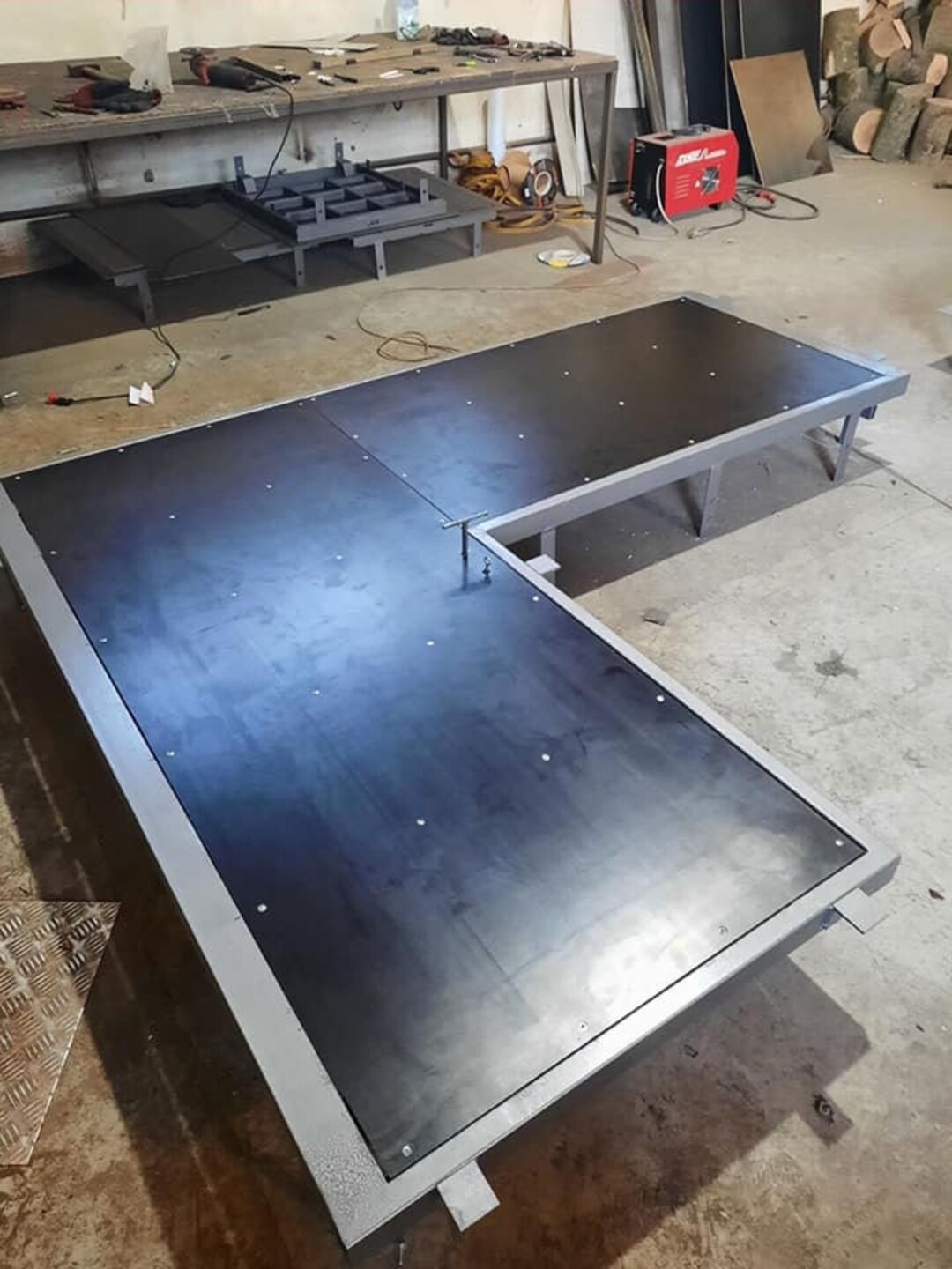 Custom Sized Hatch Door With Gas Struts or Electric Drive for Cellar or ...