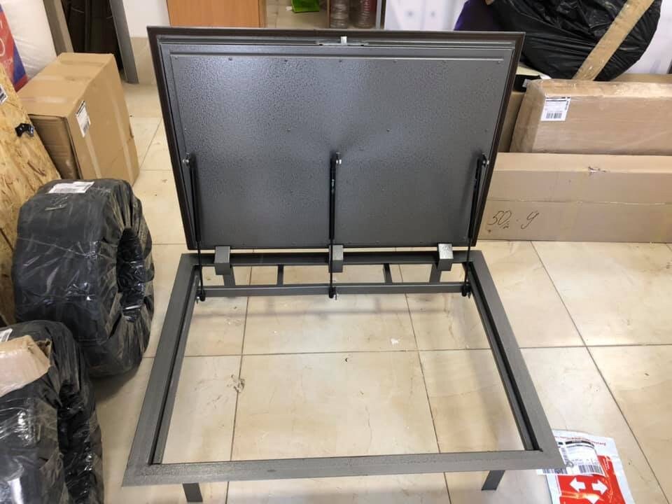 Swimming Pool Access Hatch in Ceramic Tile Floor Insulated Trap Door ...