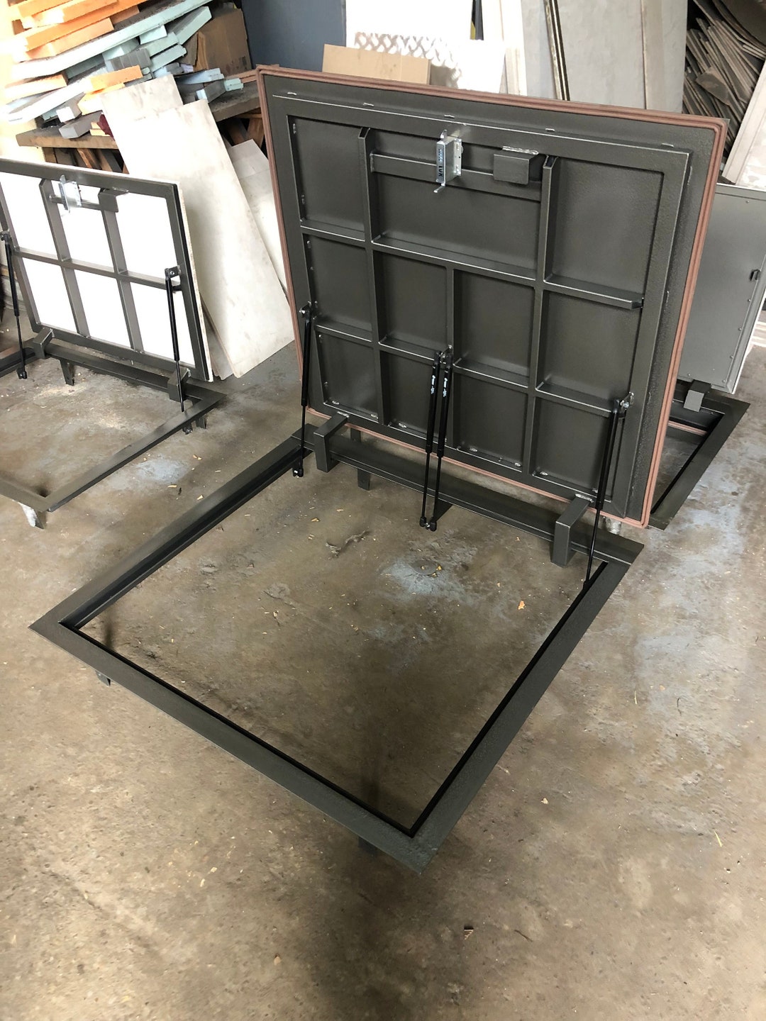 Floor Access Hatch Custom Size Trapdoor Basement Hidden Door Flat Roof ...
