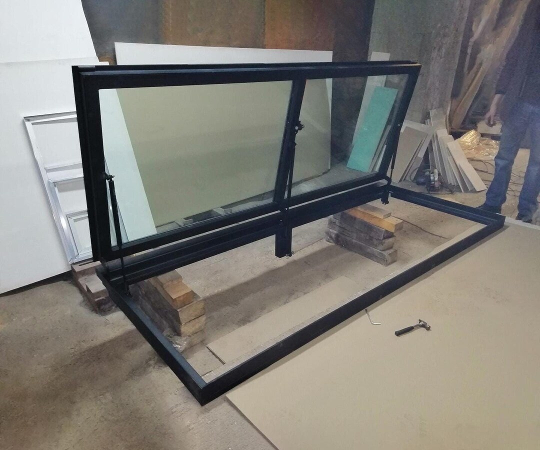 Glass Access Panel Custom Floor Hatch Door Basement or Cellar Entryway ...