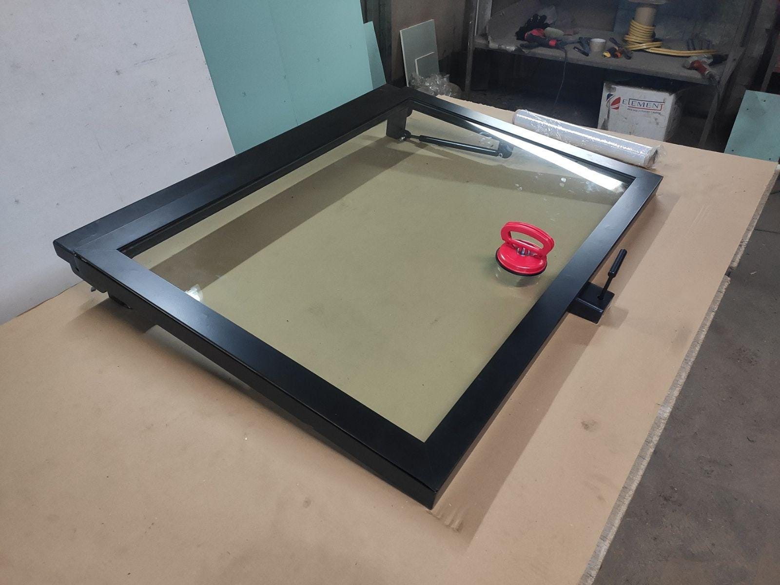 Glass Hatch Door Custom Trapdoor for Basement or Cellar Utility Floor ...
