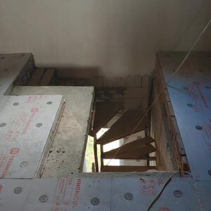 Custom L-shaped Access Panel to Cellar Basement Hidden Utility Hatch ...