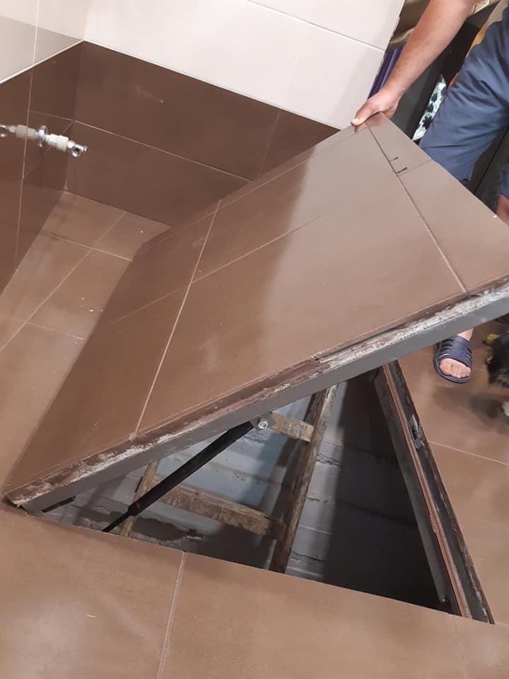 Ceramic Floor Hatch for Cellars and Basements Access Invisible Hatchway ...