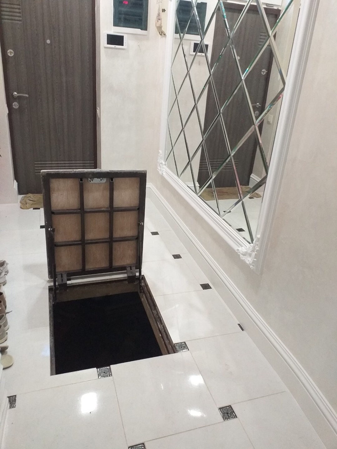 Cellar Hatch Door With Gas Struts Invisible Floor Trapdoor Hidden ...