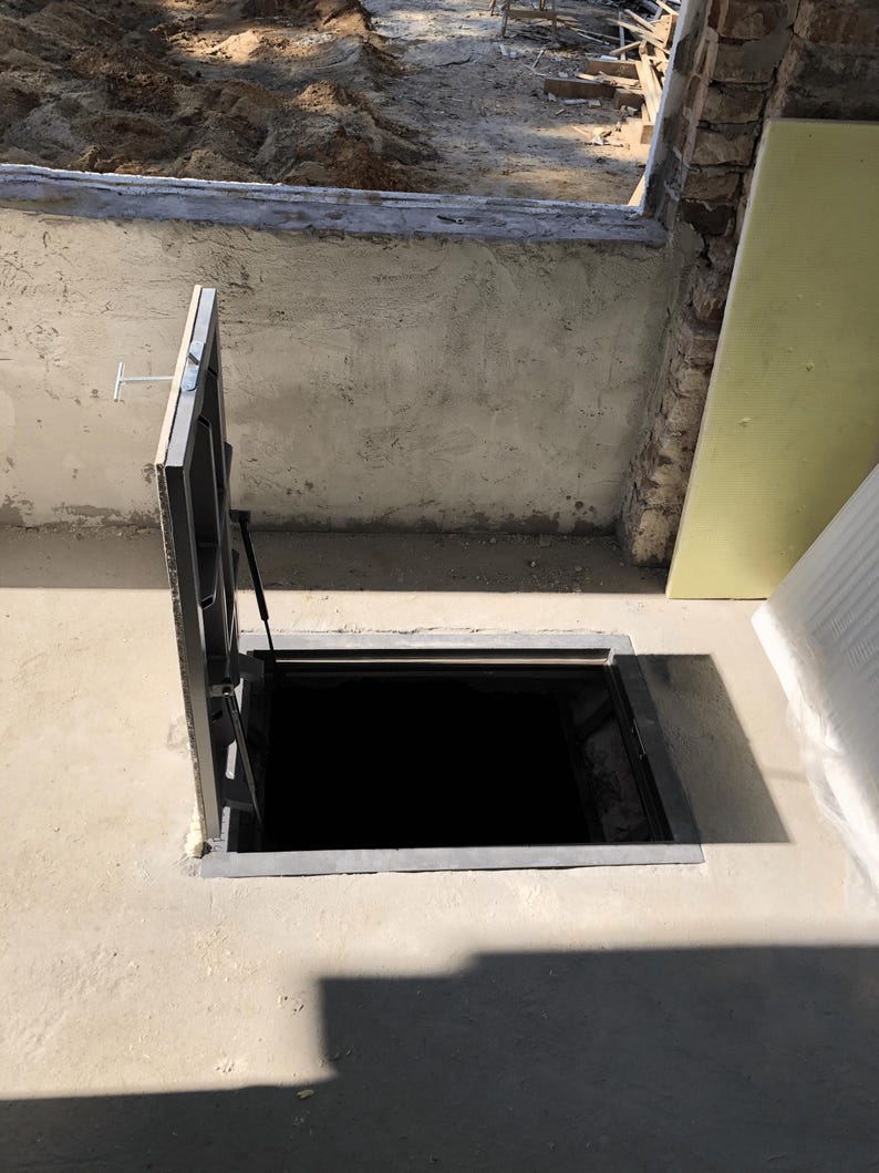 Custom Metal Trapdoor for Cellar and Basement Cover Hidden Floor Hatch ...