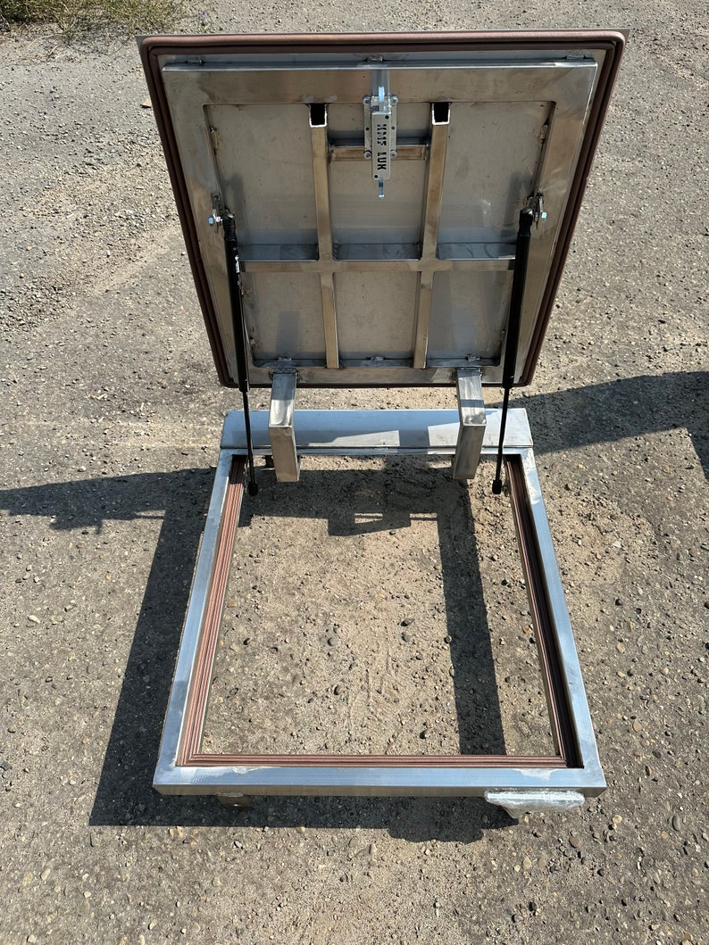 Stainless Hatch System for Cellar or Basement Utility Floor Trap Door ...