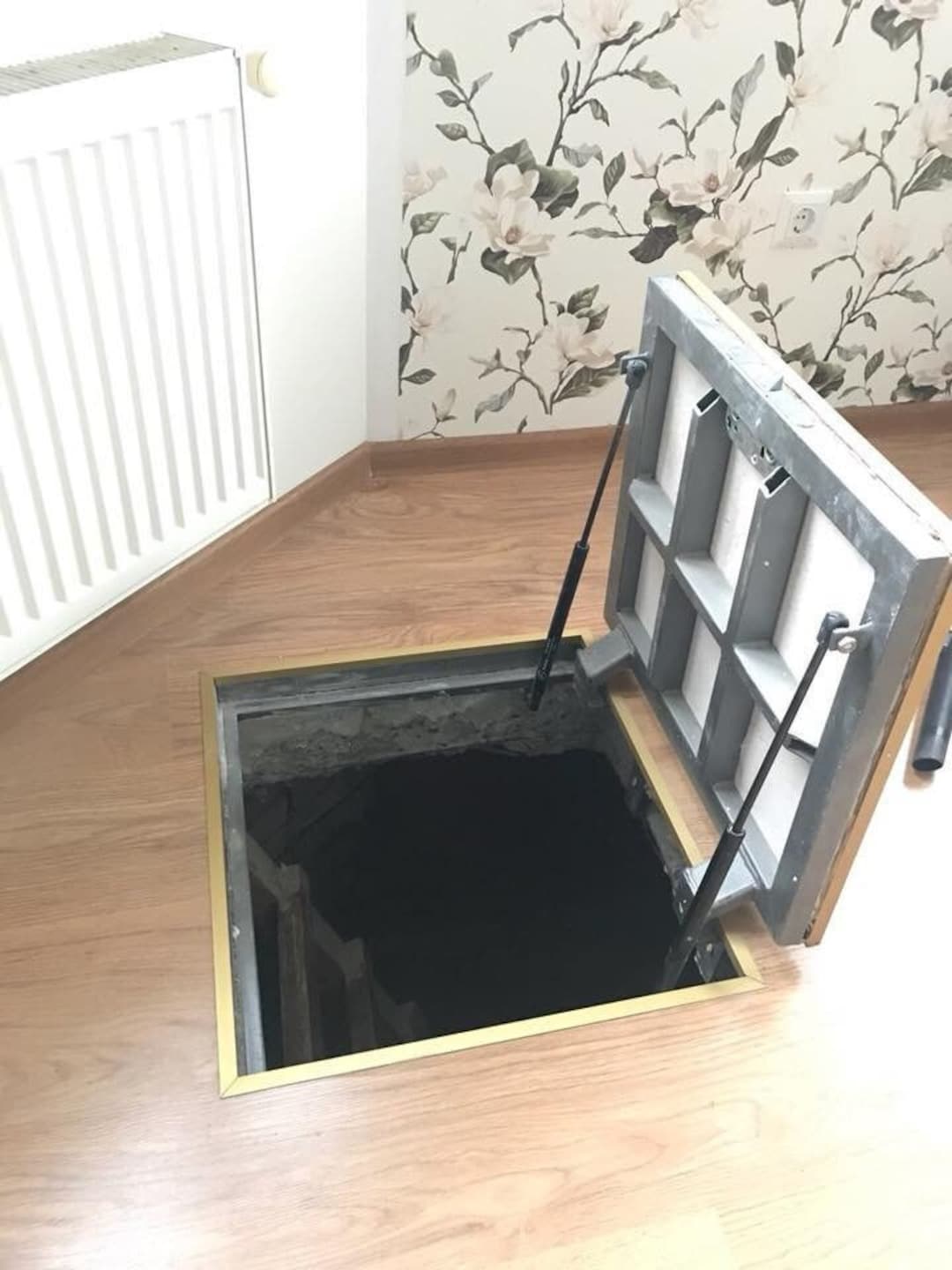 Indoor Access Hatch to Underground Vault Cellar and Basement Access ...