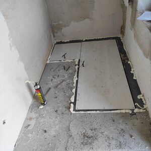 Custom L-shaped Access Panel to Cellar Basement Hidden Utility Hatch ...