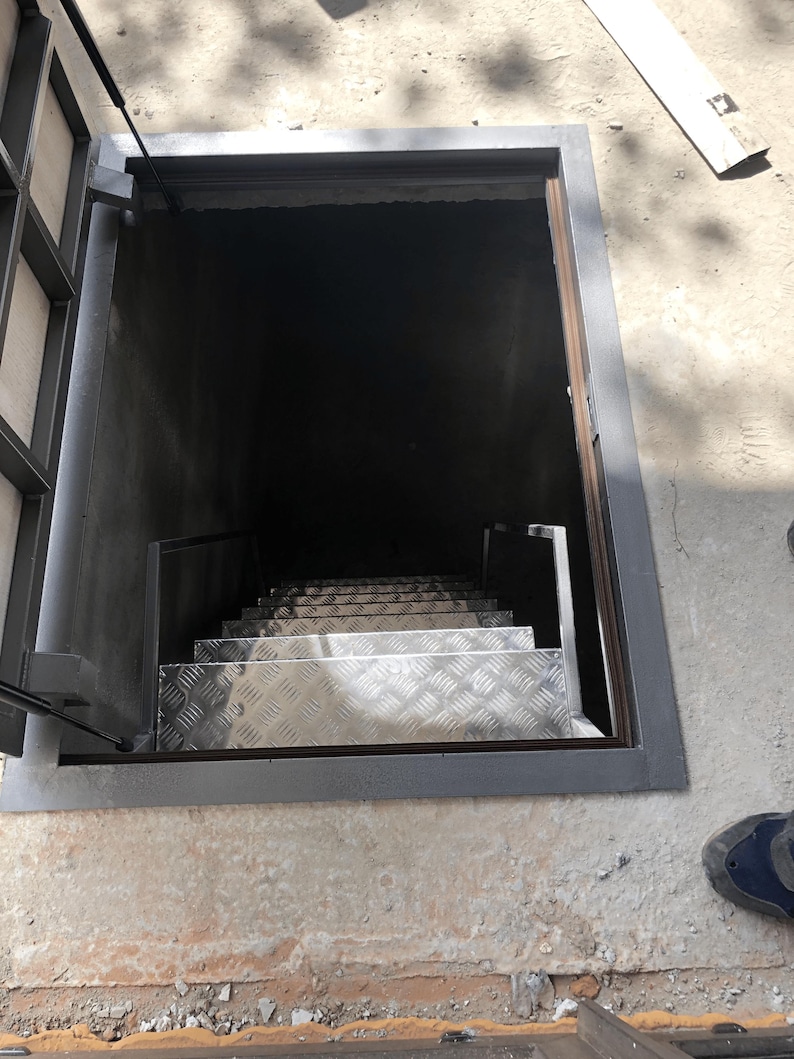 Custom Hatchway to Cellar and Basement Floor Hatch Door Sewer Access ...
