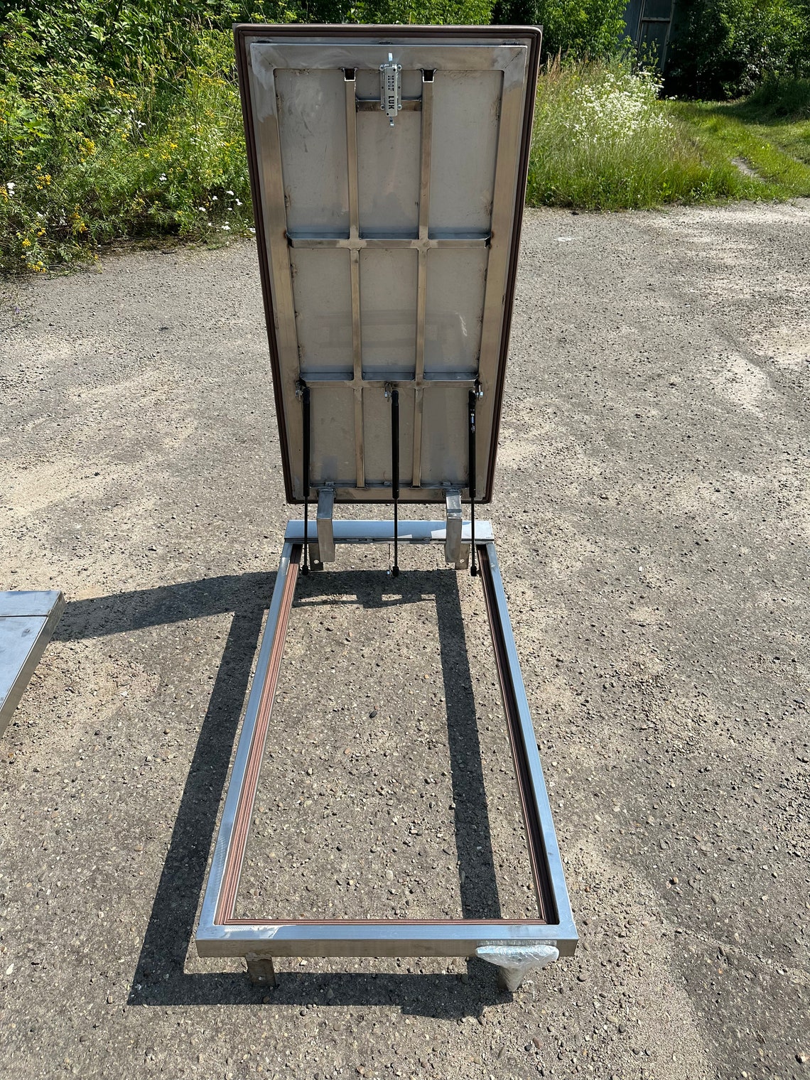 Stainless Hatch System for Cellar or Basement Utility Floor Trap Door ...