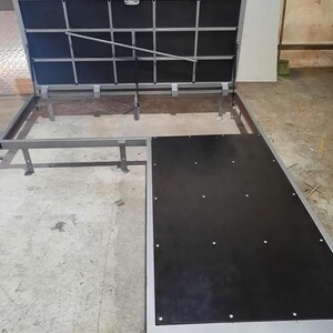 Custom L-shaped Access Panel to Cellar Basement Hidden Utility Hatch ...