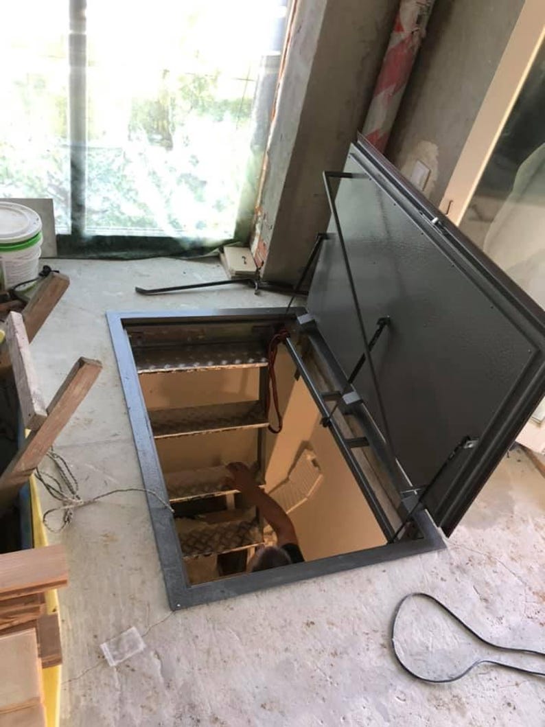 Insulated Floor Hatch Door to Wine Cellar Basement Crawl Space Custom ...