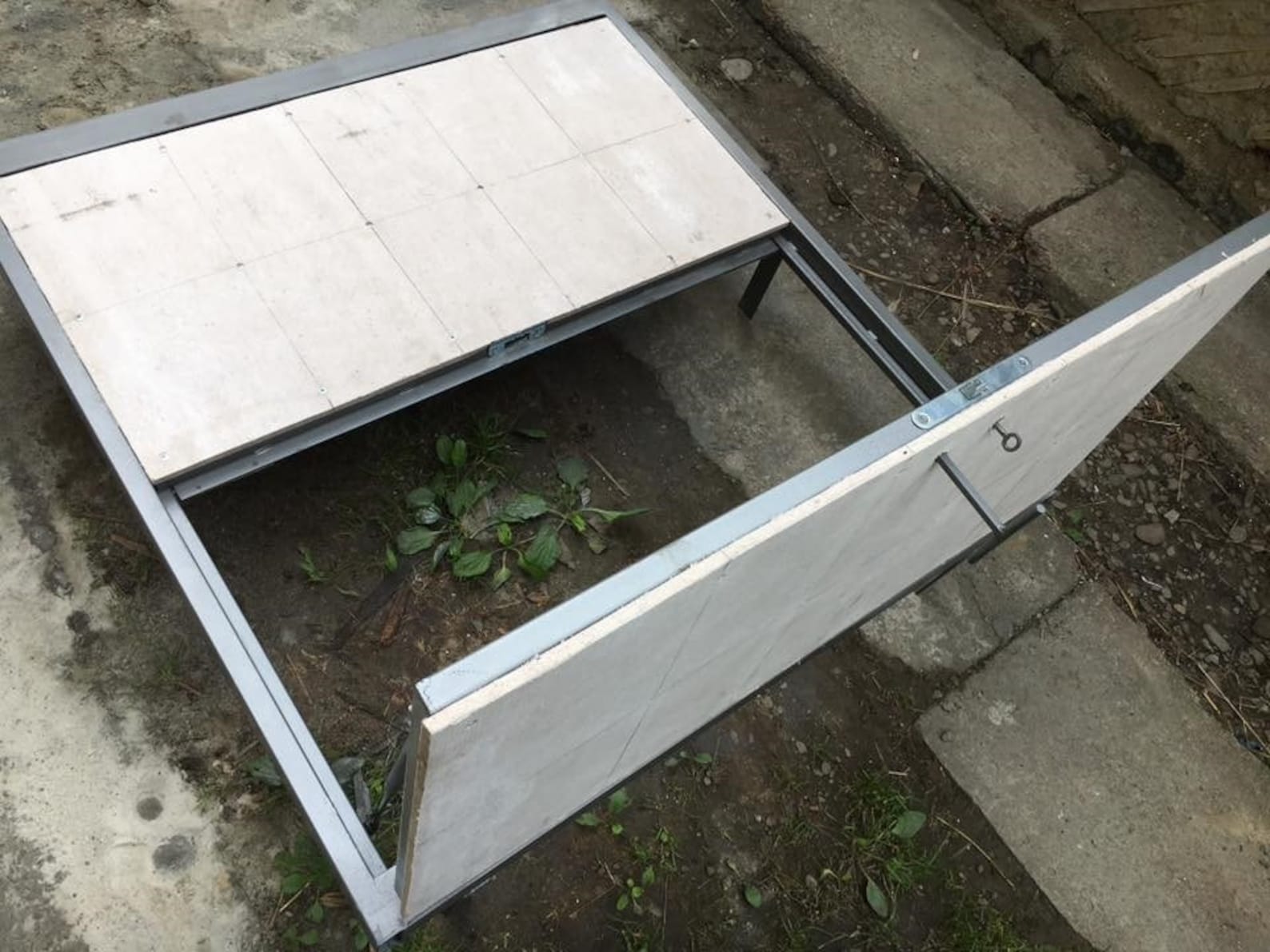 Double Leaf Door for Cellar and Basement Access Floor and Attic Hatch ...
